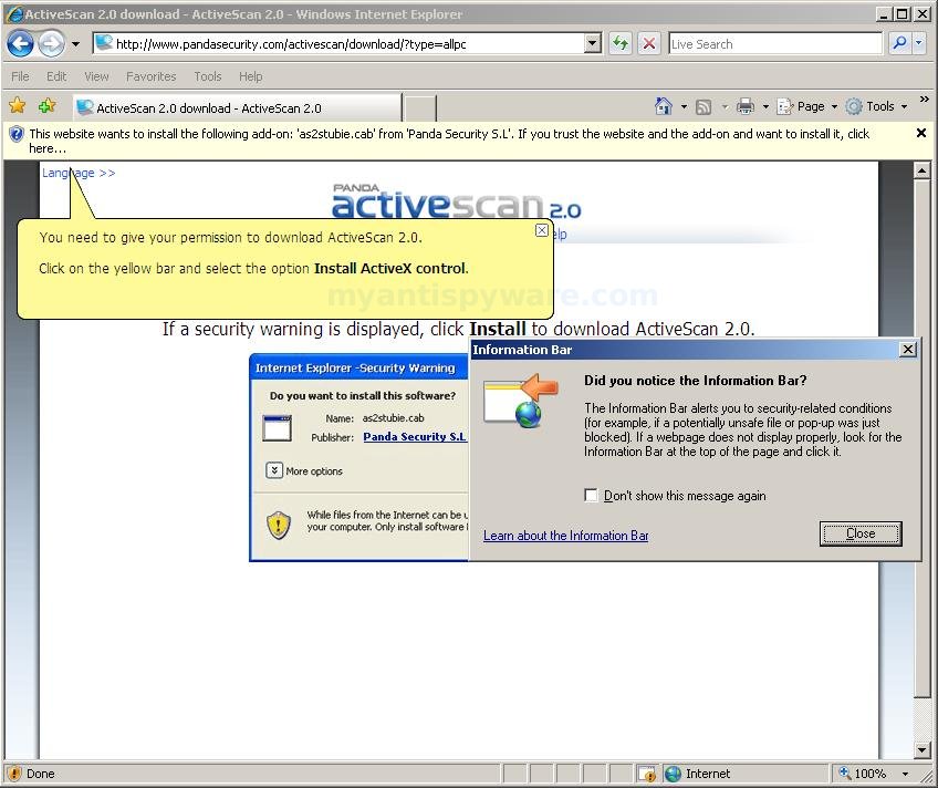 How to use Panda Online Scanner (Panda ActiveScan)