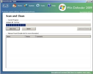 How to remove WinDefender 2009