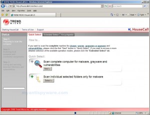 How to use TrendMicro online virus scanner (Trend Micro HouseCall)