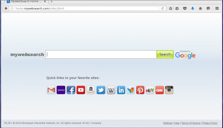 Remove Home.mywebsearch.com redirect from Chrome, Firefox, Internet Explorer