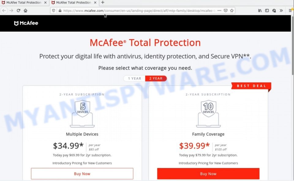 How to remove McAfee - Your PC is infected with 5 viruses pop ups (Virus removal guide)