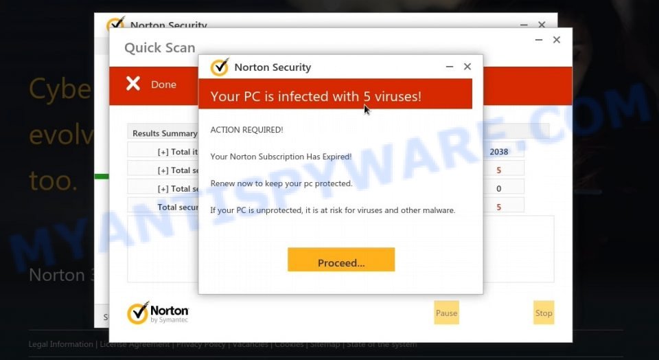 Avira – Your Pc May Have Been Infected POP-UP SCAM (Virus removal guide ...