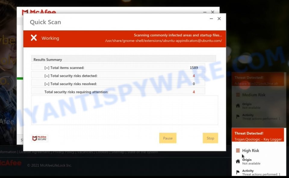 Lifetimedesktopdefence.online pop-up scam (Virus removal guide ...