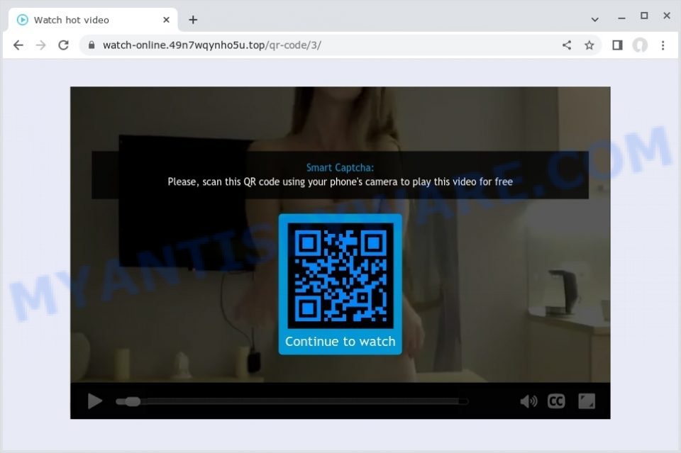 Scan QR code to play this video Scam (Virus removal guide) - MyAntiSpyware