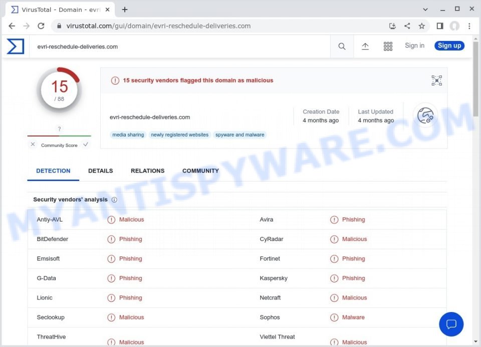 Evri Reschedule Delivery Scam Text – Redelivery Shipping Fee – Evri ...