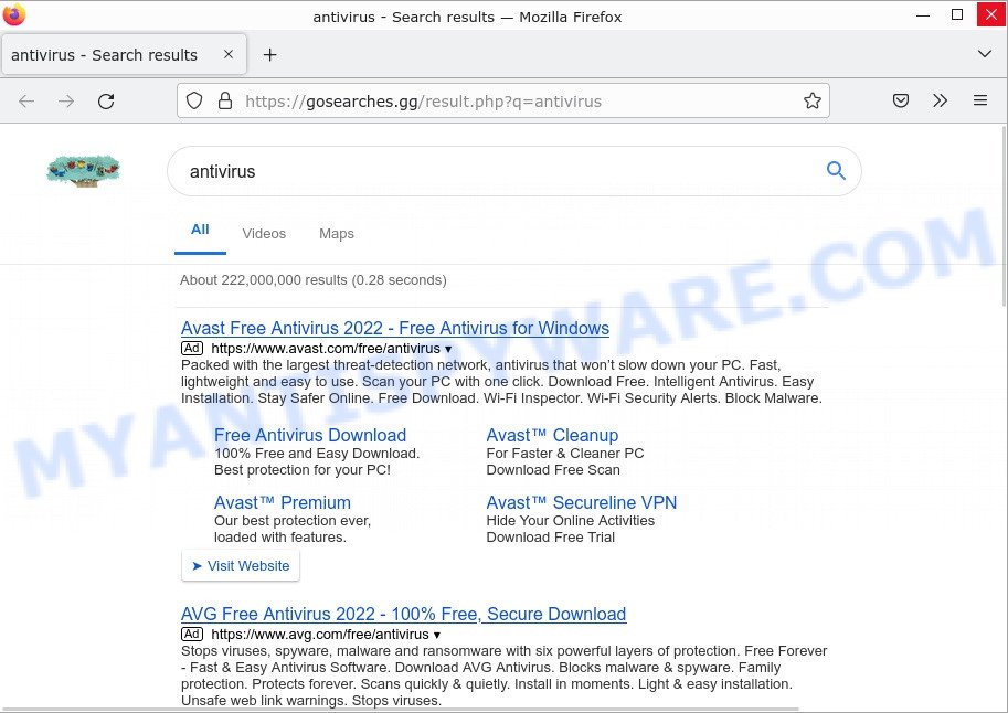 Gosearches.gg Virus Removal Guide