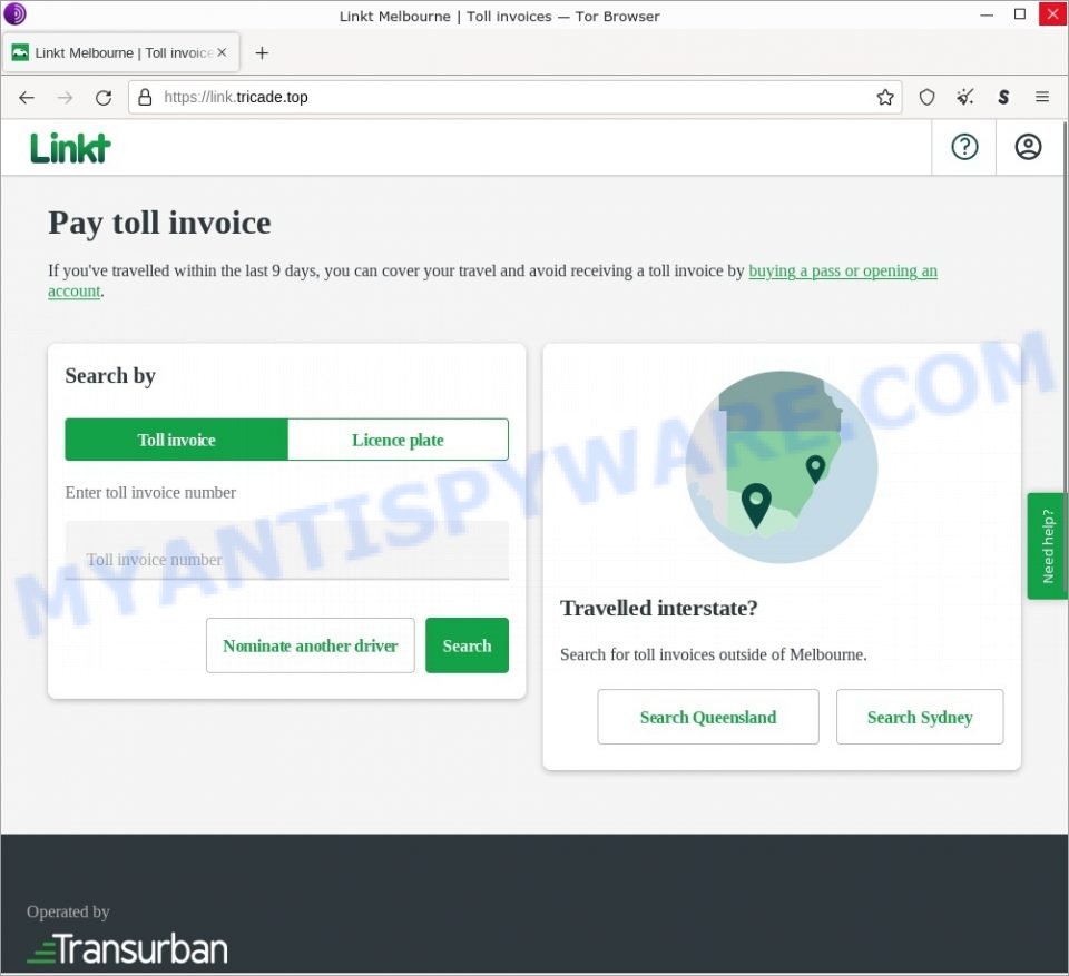Linkt Payment Overdue Scam Text Link.tricade.top