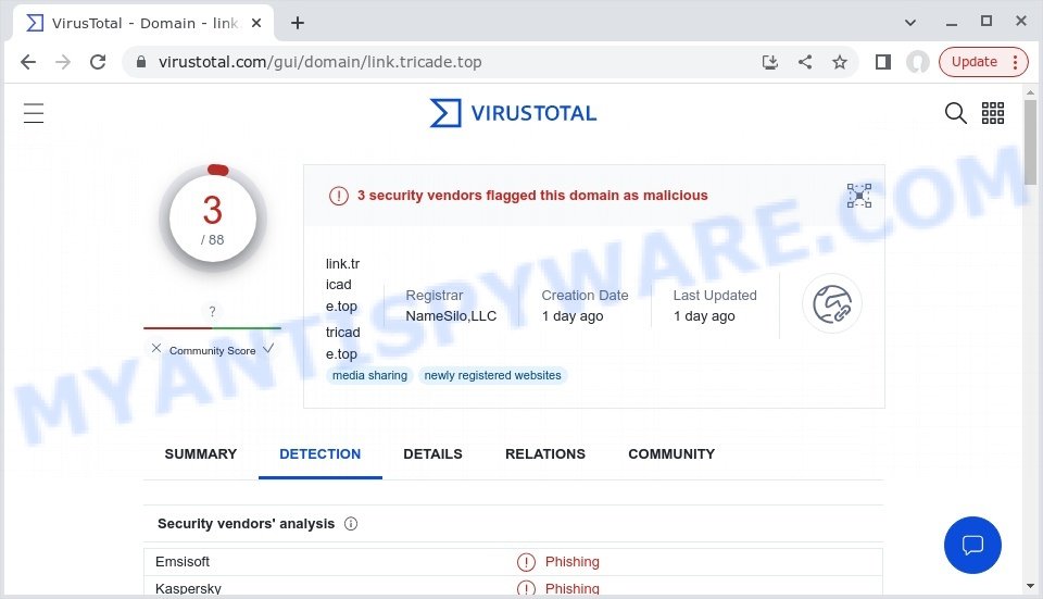 Linkt Payment Overdue Scam Text Link.tricade.top