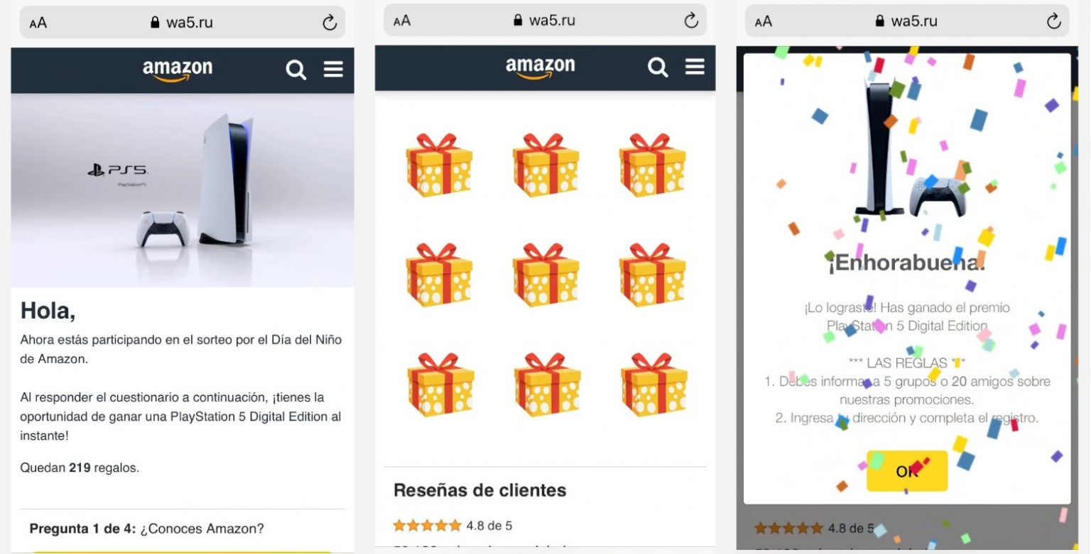 Beware of the Amazon Children’s Day PlayStation 5 Giveaway Scam ...