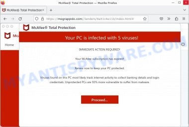 McAfee – A Virus Has Been Found On Your PC pop-up Scam: What You Need ...