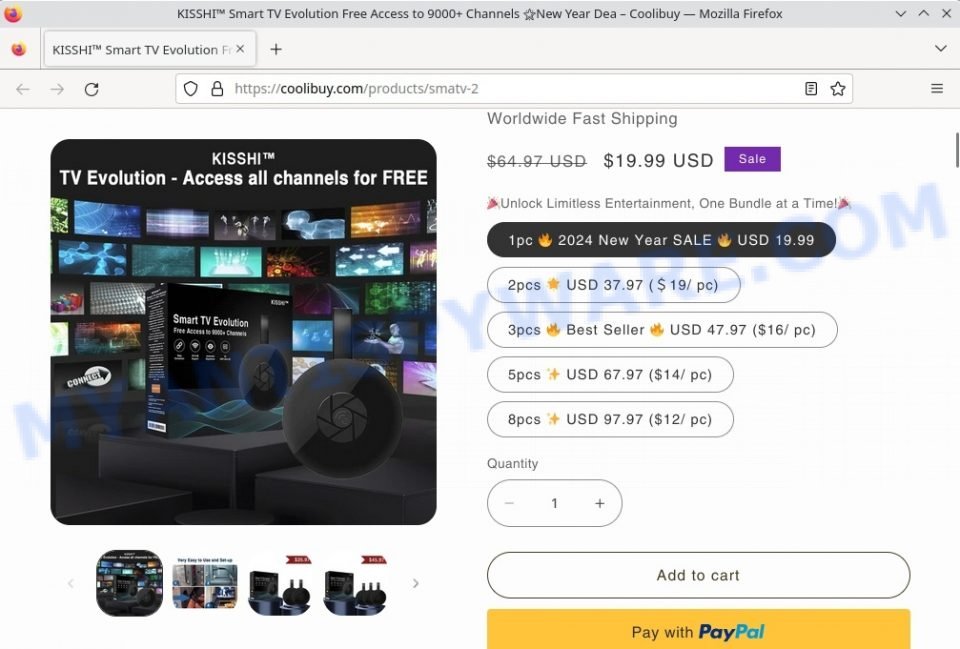 Beware the KISSHI Smart TV Evolution Scam: A Close Up Review