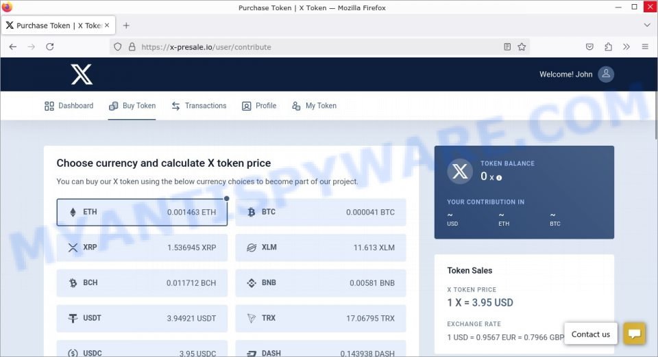 X Token Presale Scam: What You Need to Know - MyAntiSpyware