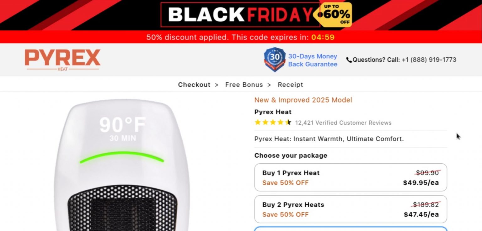 Pyrex Heat Heater Scam: Fake Elon Musk Ads & Reviews