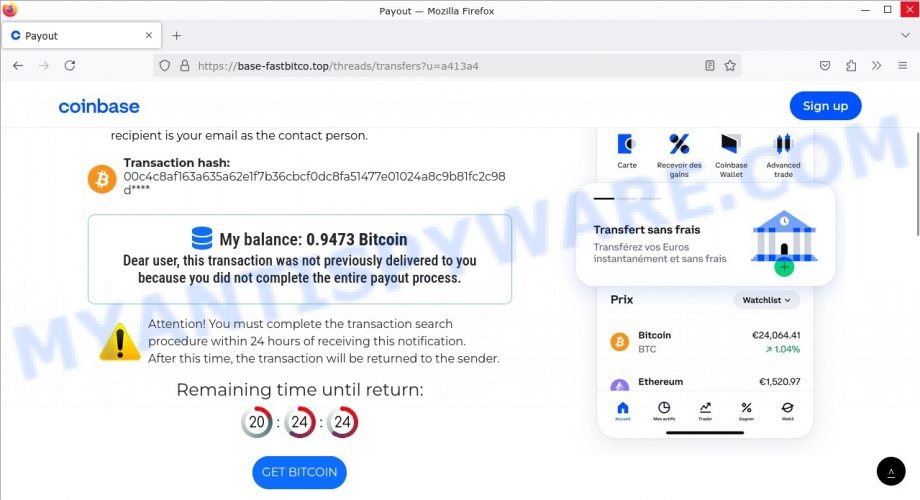 Coinbase – You Have 1 New Transaction Scam Alert: A Phishing Email to Avoid