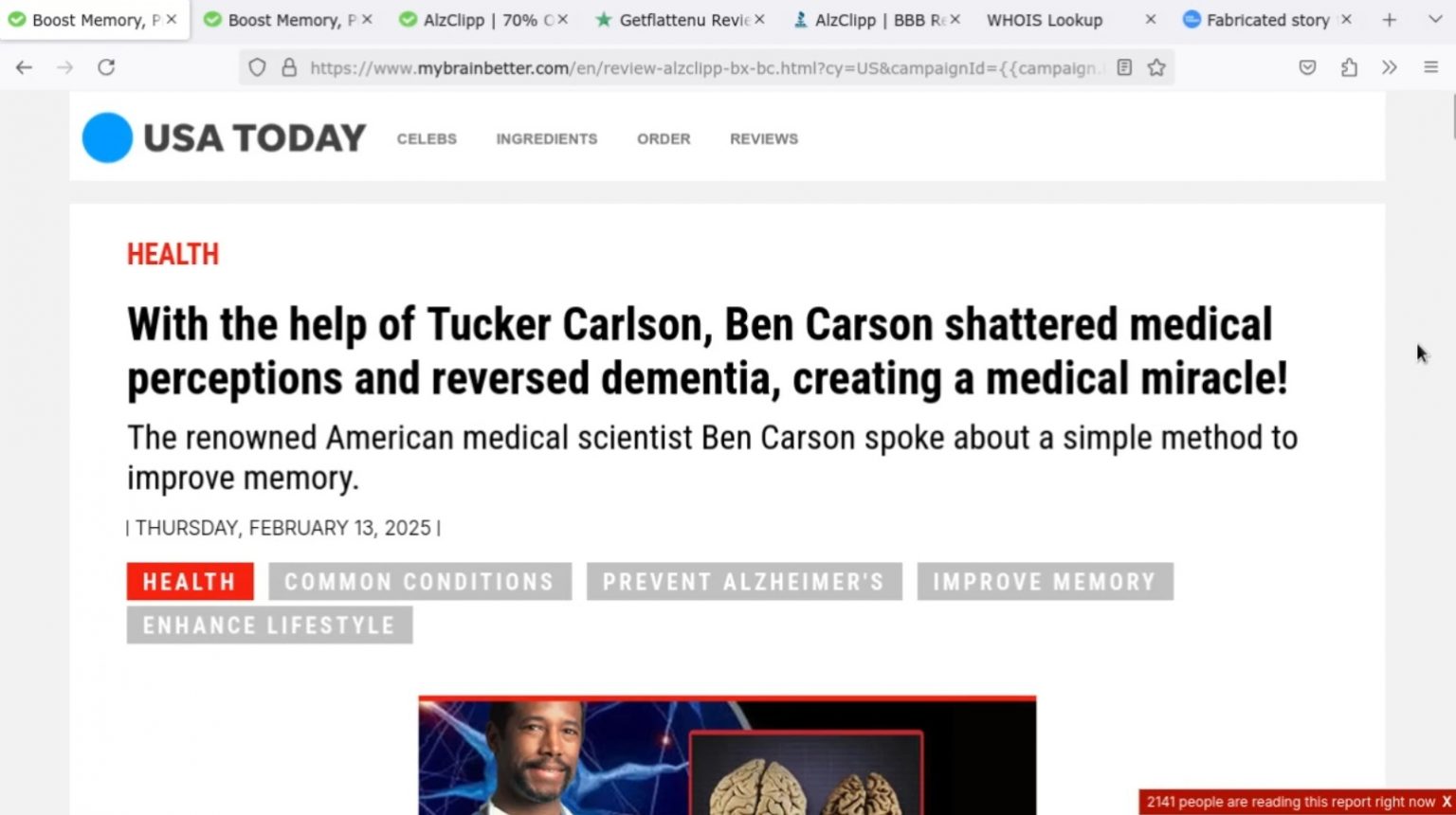 AlzClipp Reviews, Scam or Legit? Sylvester Stallone & Dr. Ben Carson