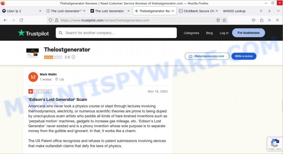 The Lost Generator Review, Is The Edison Generator Legit or Scam?