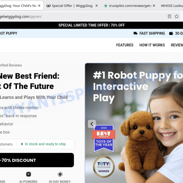Waggy Puppy Robot Reviews, AI Robot Dog Scam Exposed - MyAntiSpyware